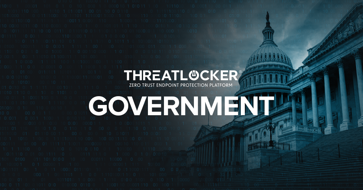 ThreatLocker solutions for government organizations and municipalities